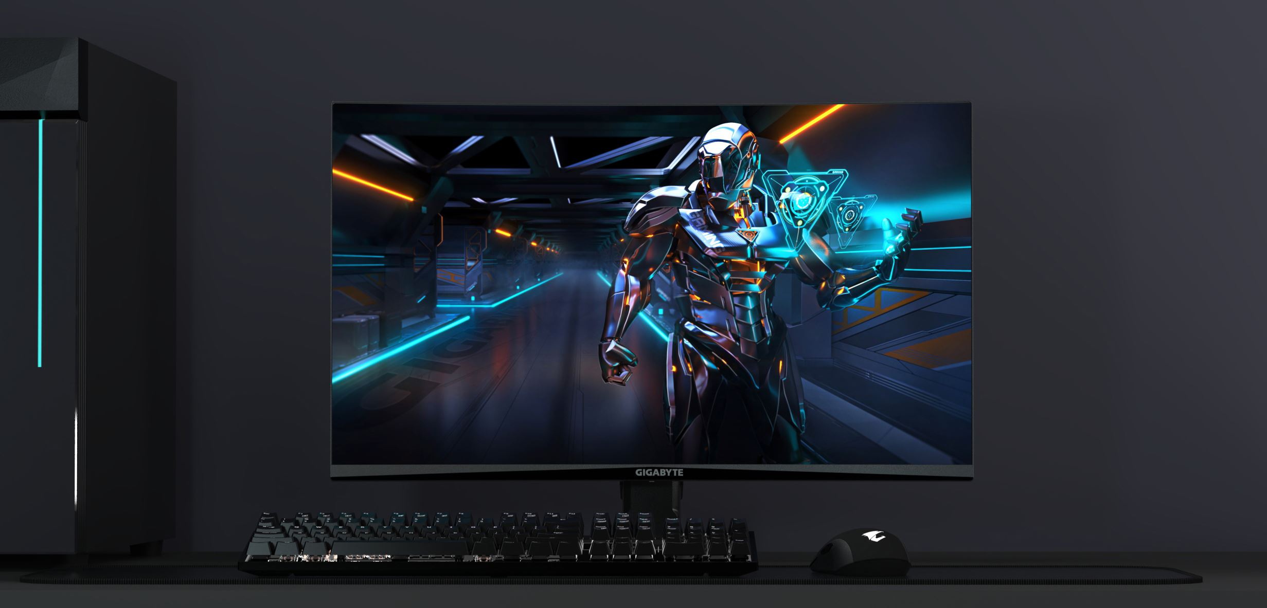 GIGABYTE - GS27FC (SA) - 27" VA Curved Gaming Monitor - FHD 1920x1080 - 180Hz - 1ms MPRT - AMD ...